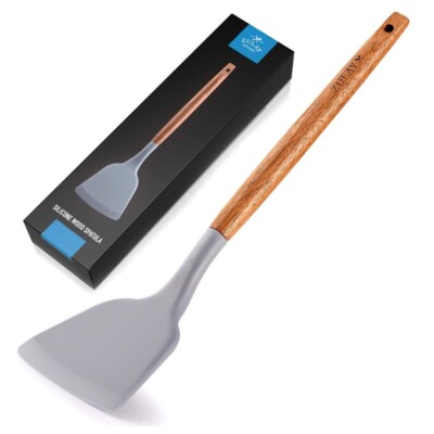 Zulay Premium Silicone Spatula (12.5 inch) - Flexible & Heat Resistant ...