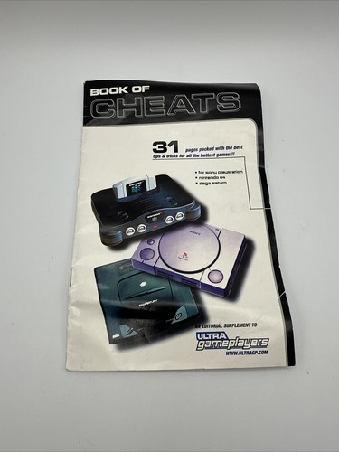 ULTRA gameplayers BOOK OF CHEATS Vintage For Nintendo 64, SEGA Saturn ...