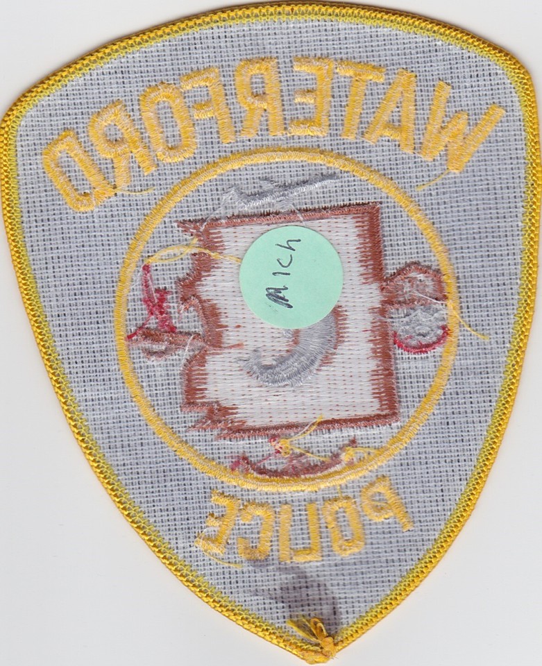 WATERFORD MICHIGAN POLICE PATCH | eBay