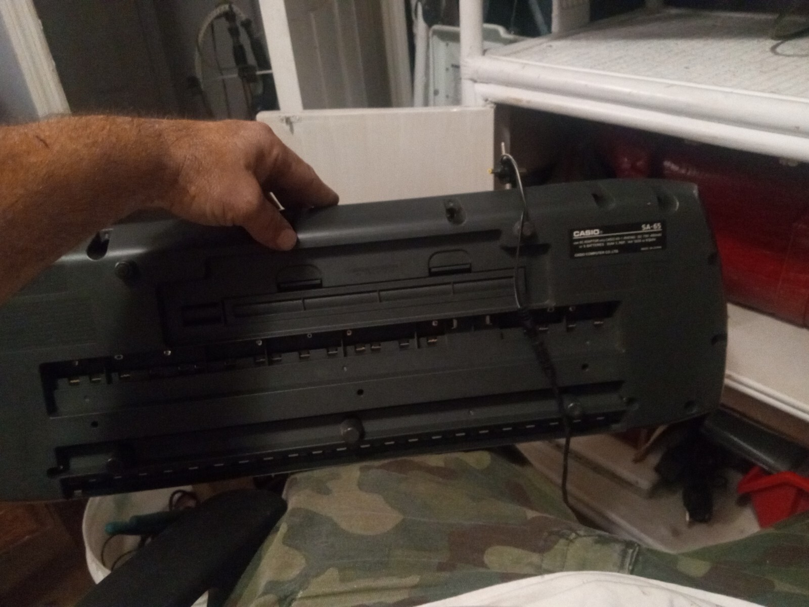 Vintage Casio Sa-65 Electronic Song Bank Keyboard 100 Tones 30 Patterns ...