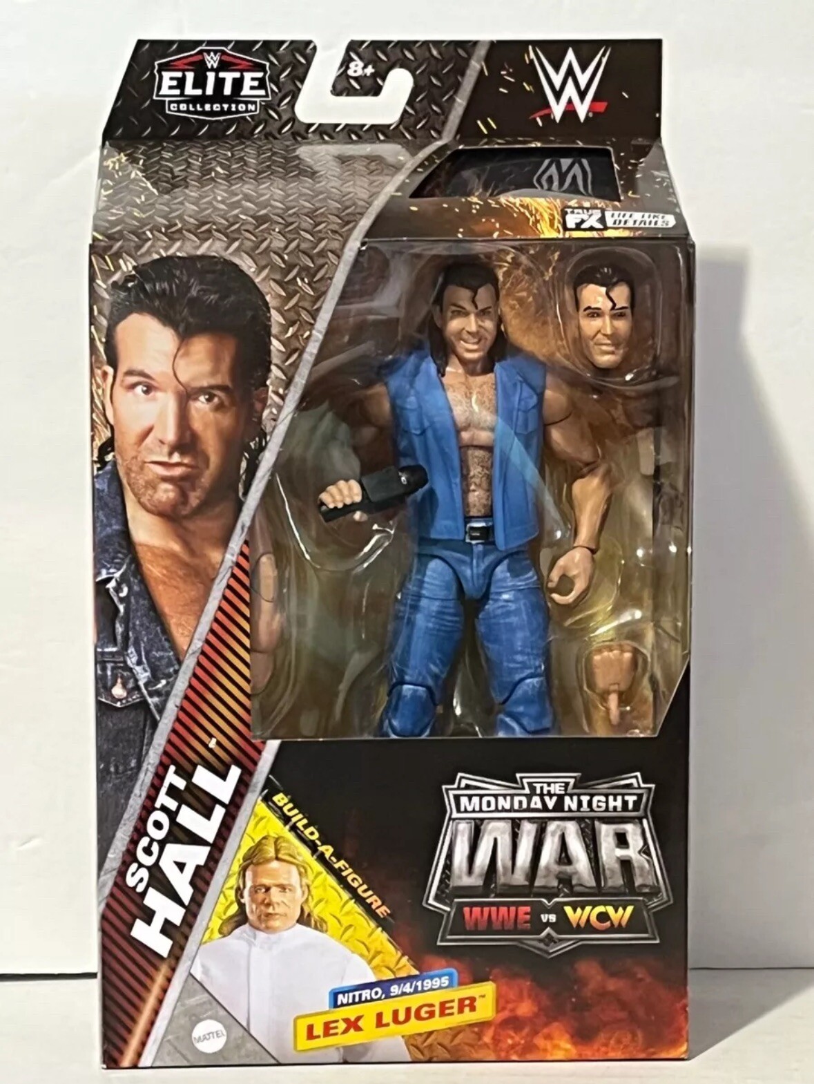 Mattel WWE Elite Collection Scott Hall Monday Night Wars WCW Action ...