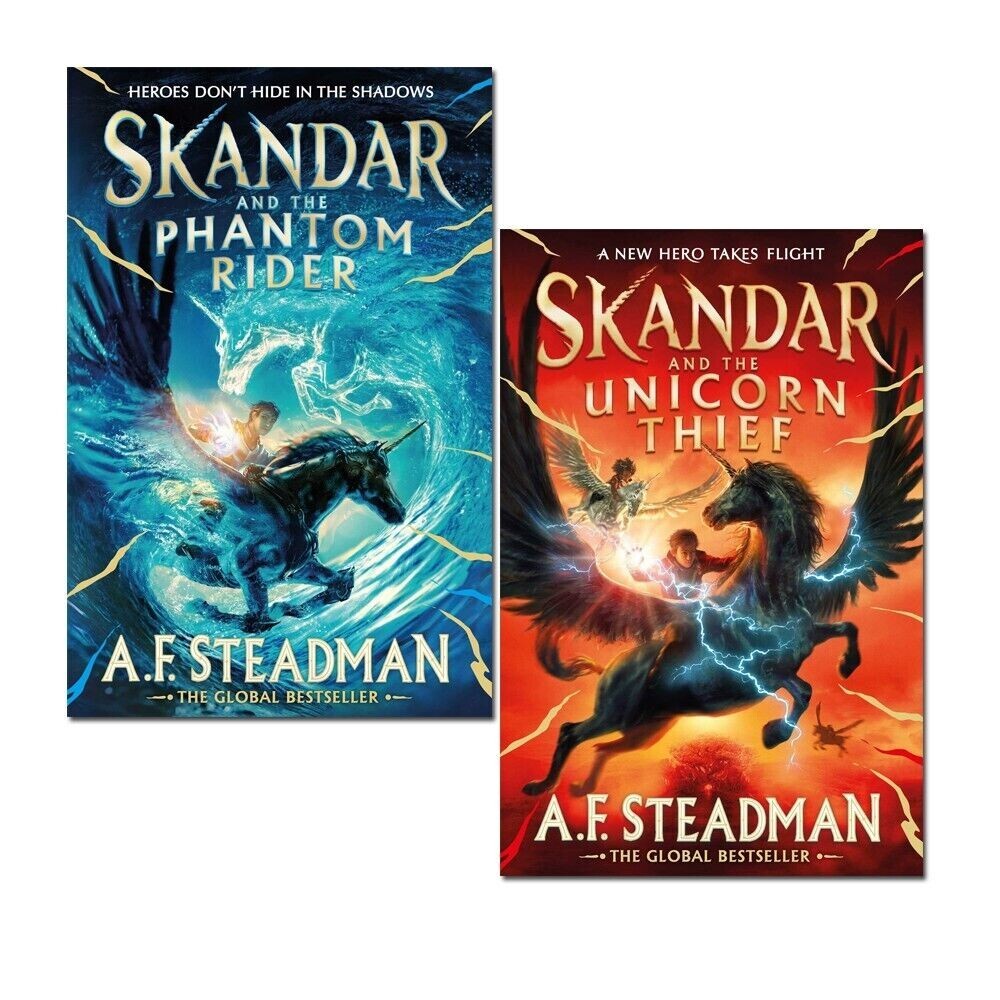 Skandar Series 2 Books Collection Set by A F Steadman Skandar Phantom ...