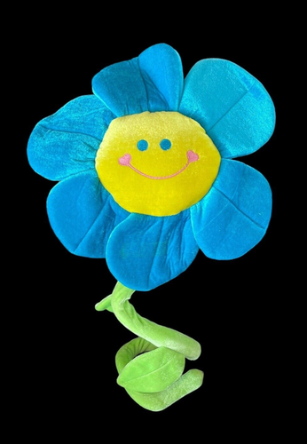 Plush Daisy Sun Flower with Bendable Stems Smile Face Stuffed Toy Home ...