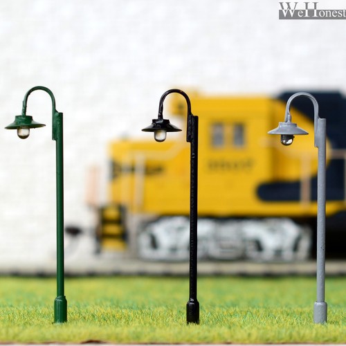 10 x OO / HO gauge Led Street Lights Model Train Lamps Railway Lamp ...