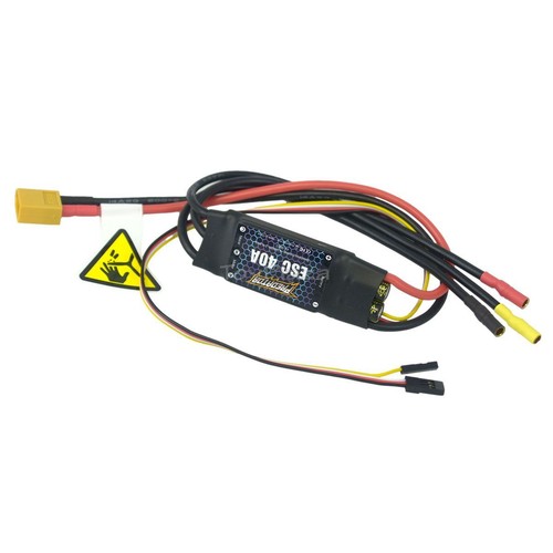 FMS MODEL PRESC008 Brushless ESC 40A 5V 4A SBEC for 64mm F16 V2 RC ...