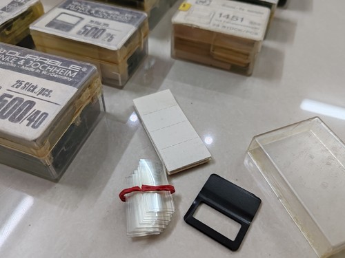 14 X Vintage Rare Metal Index Clips Boxes from 70s hunke & jochheim ...