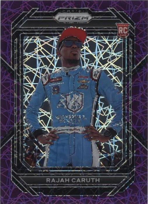 2023 Panini Prizm - Rajah Caruth #73 Purple Velocity Prizm /199 (RC ...