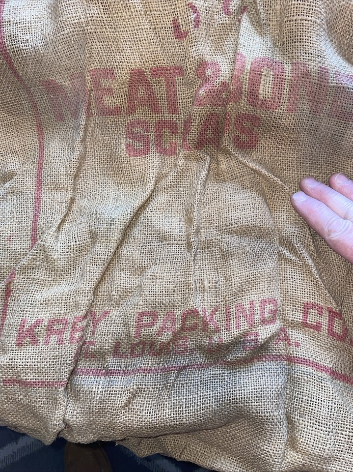 KREY’S MEAT & BONE SCRAPS BURLAP BAG | eBay