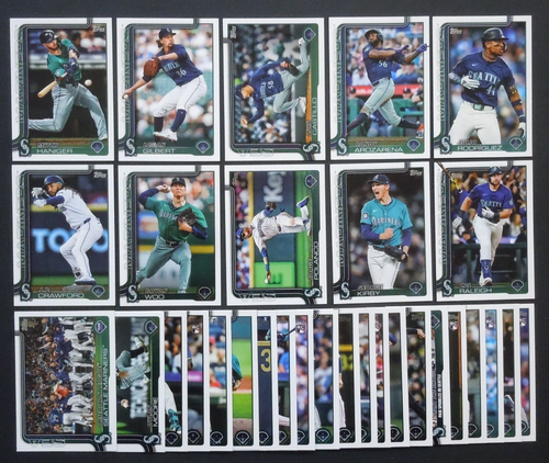 2025 Topps Seattle Mariners Team Set with Update (31) Cal Raleigh | eBay