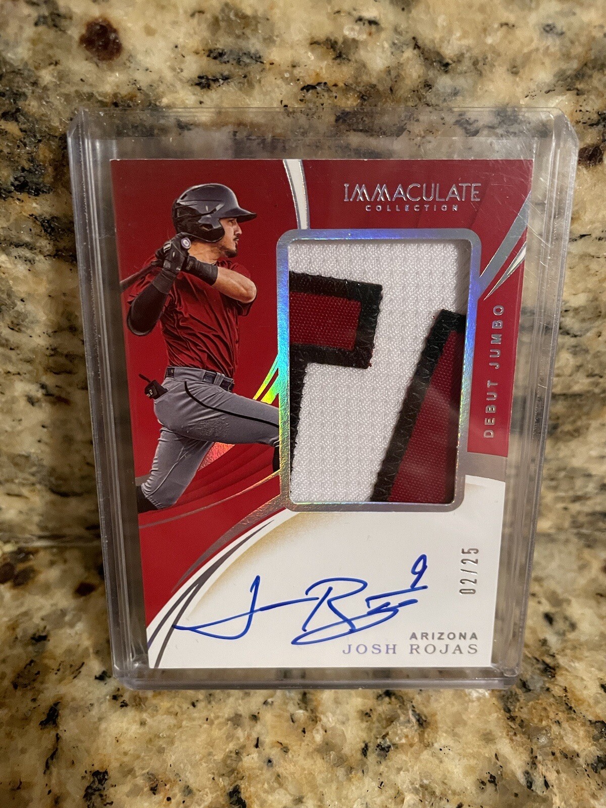 2020 Panini Immaculate Josh Rojas Silver Holo RPA Auto Card #’d 2/25 D ...