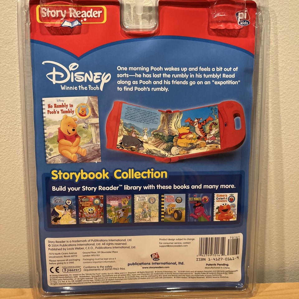 Kids Story Reader Songbook 'No Rumbly in Pooh's Tumbly ' Brand New ...