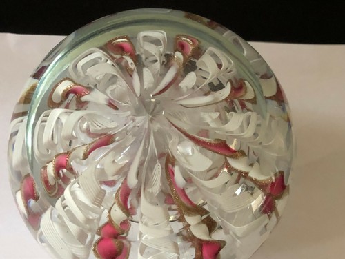 MCM Murano Magnum Fratelli Toso Zanfirico twisted filigrana paperweight ...
