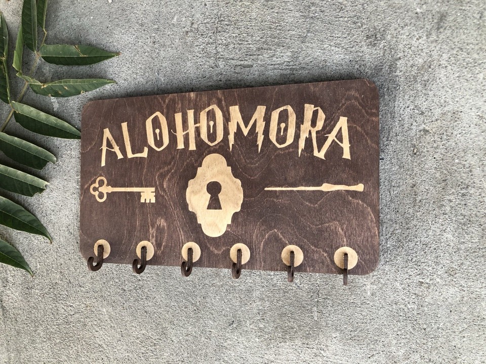 Alohomora key holder for wall, Harry Potter instead wall key holder | eBay
