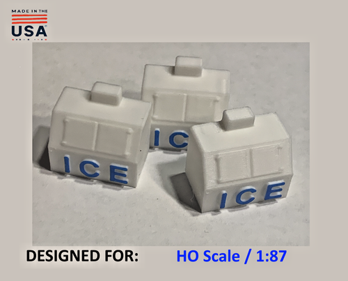 HO Scale Ice Machines - 3 Pack | Realistic | Model Railroad Accessory ...