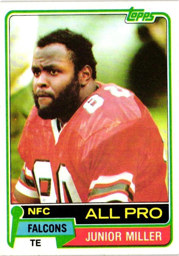 JUNIOR MILLER 1981 Topps FB #180 BUY ANY 2 ITEMS FOR 50% OFF ...