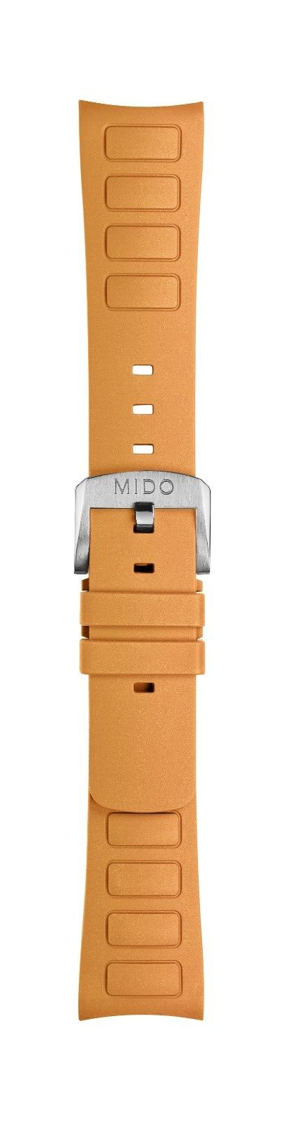 Original MIDO Multifort TV For CASE-BACK # M049526A ORANGE Rubber Band ...