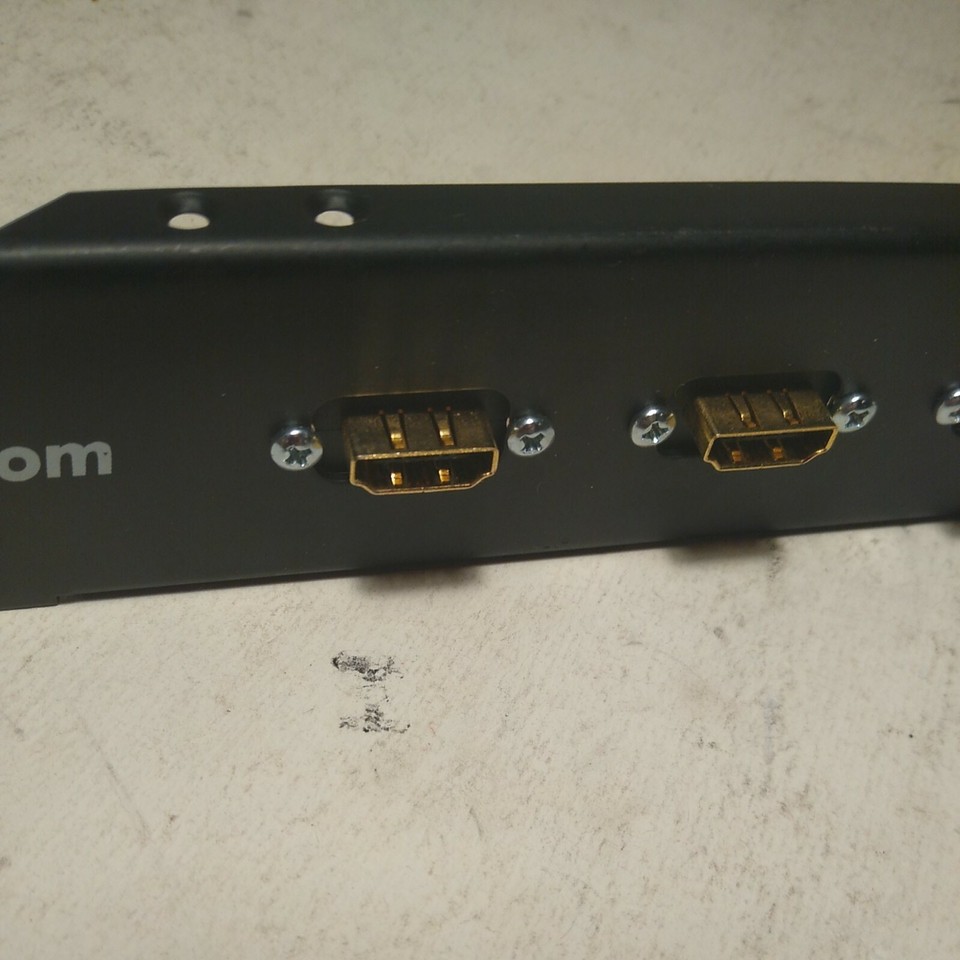 L-com HD Series HDMI Panel Mount Adapters in rack, Female to Female | eBay