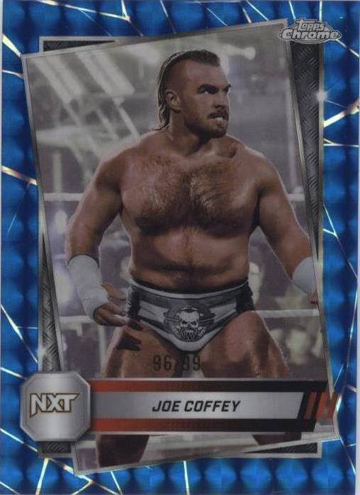 2025 Topps Chrome WWE - Joe Coffey #70 Blue Geometric Refractor /99 for ...