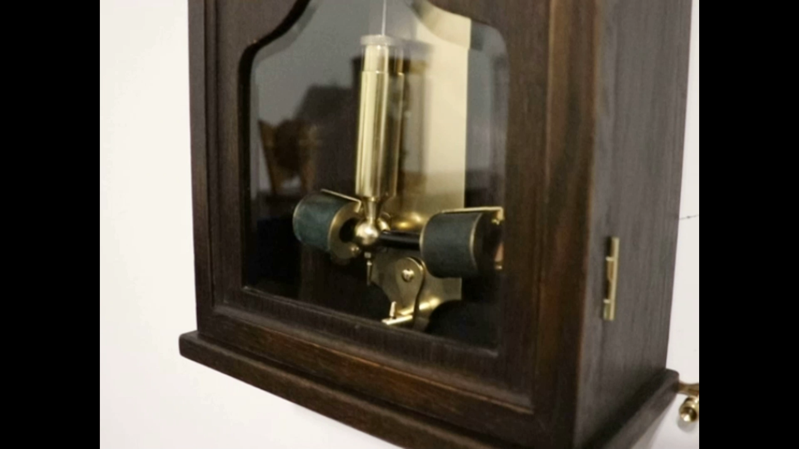 ATO HALLER & BENZING Antique Wall TOP Clock 1920s ELECTRIC! Super RARE ...