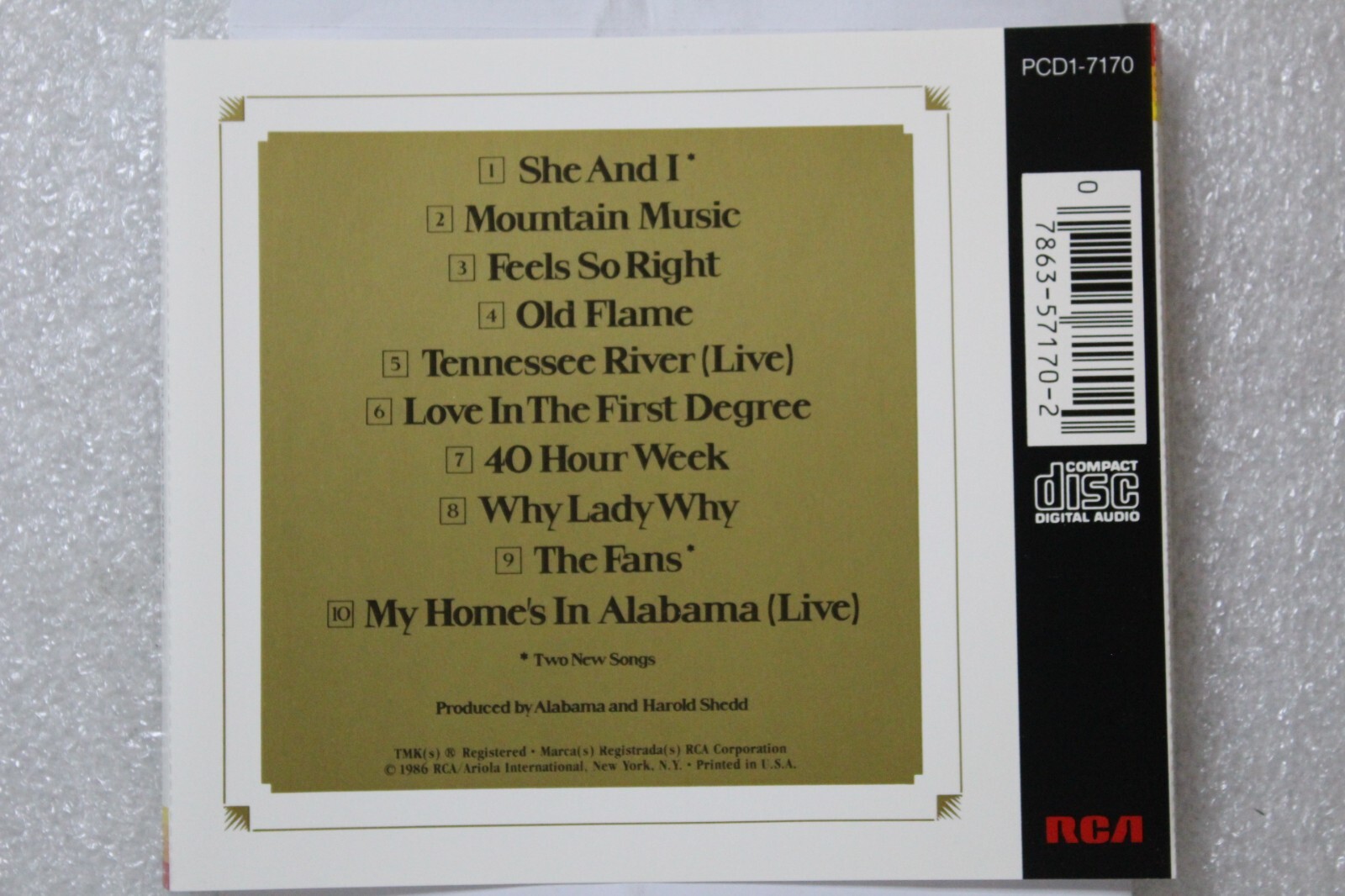 Alabama – Alabama Greatest Hits CD 78635717020 | eBay