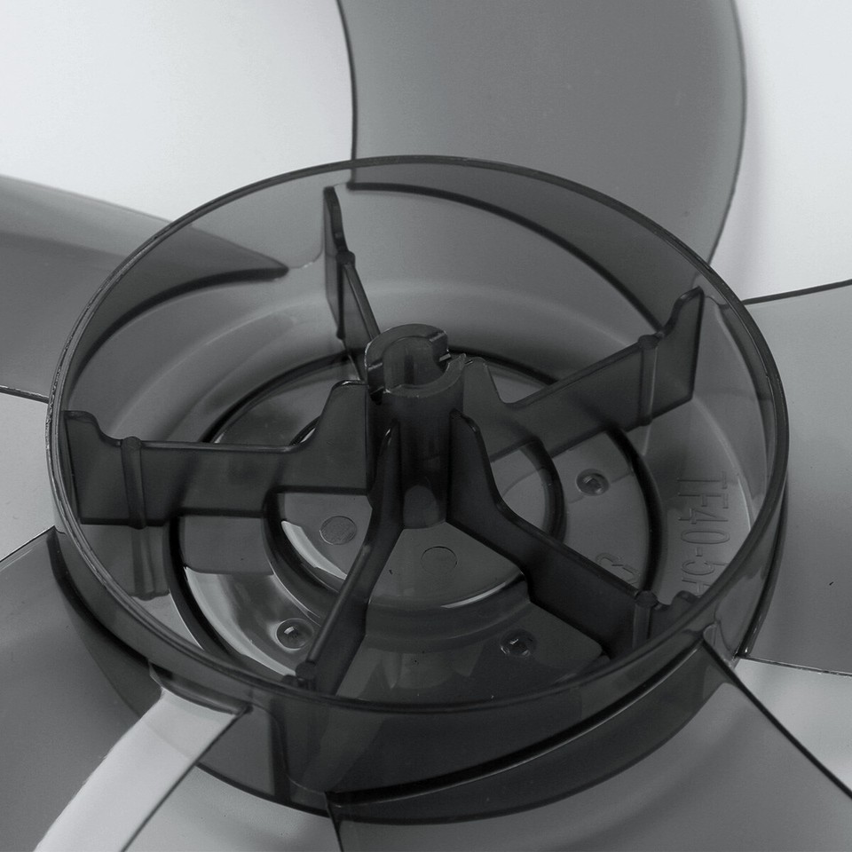 Plastic Fan Blade 12/16 inch with Nut Cover Replacement Table Fanner ...