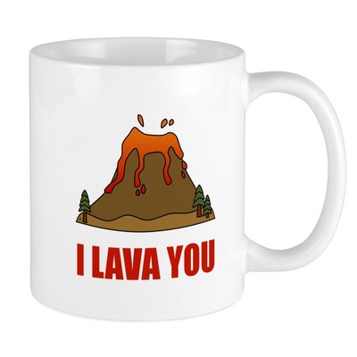 CafePress I Lava You Volcano Mugs 11 oz Ceramic Mug (1614224882) | eBay