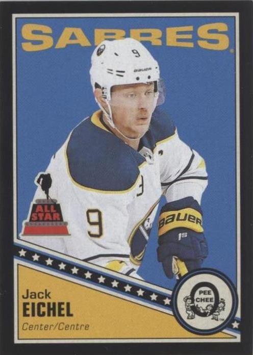 2019-20 O-Pee-Chee - Jack Eichel #412 Retro Black /100 for sale online ...