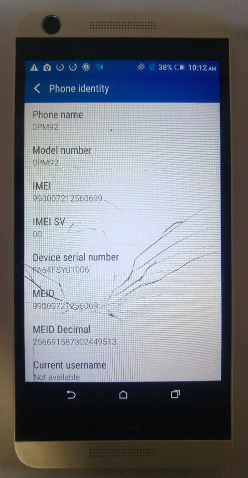 HTC Desire (OPM92) White - 8GB - Sprint - Good Condition - READ BELOW ...