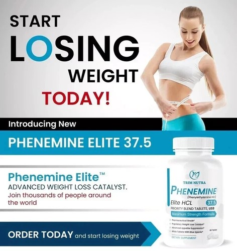 Phenemine Elite 37.5 Max strenght appetite suppressant and energy pill ...