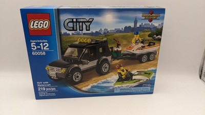 LEGO NEW 2014 CITY: SUV with Watercraft (60058) MISB Factory Sealed NIB ...
