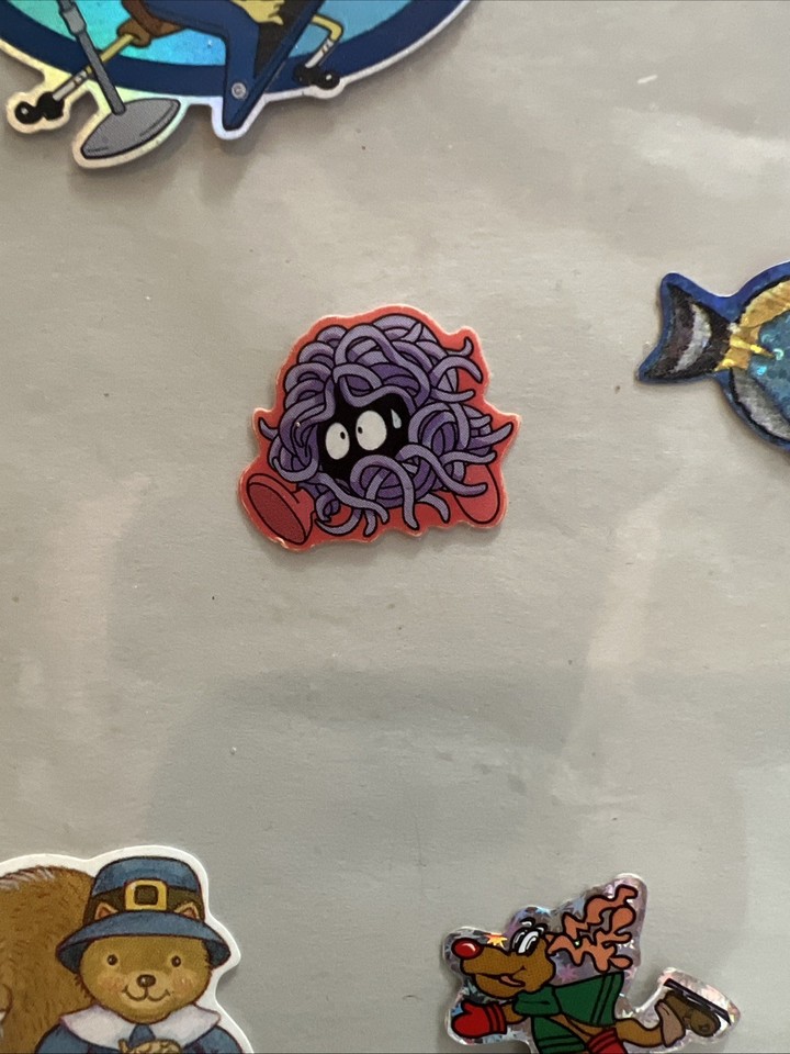 Vintage Sticker Collection Sheet SpongeBob Tangela Pokémon Hercules ...