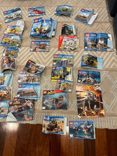 Lego bulk lot, Multiple sets with instructions, Large Container Full ...