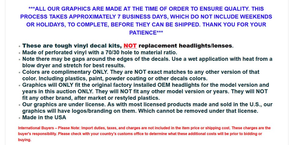 Headlight Eye Graphics Kit Decal For Can-Am Spyder F3 Roadster SPLICED ...