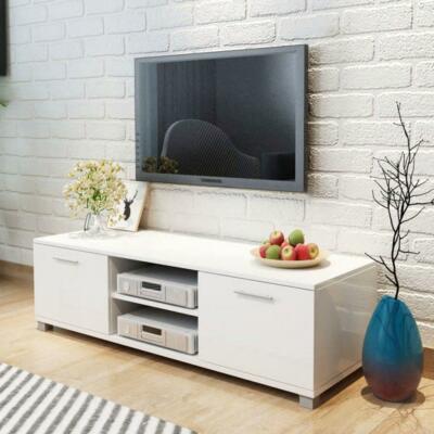 High Gloss Lowline Entertainment Unit TV DVD Storage Cabinet Stand ...