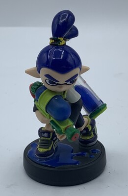 Nintendo Amiibo Splatoon 2 Blue Inkling Boy Amibo Switch Wii U Smash ...