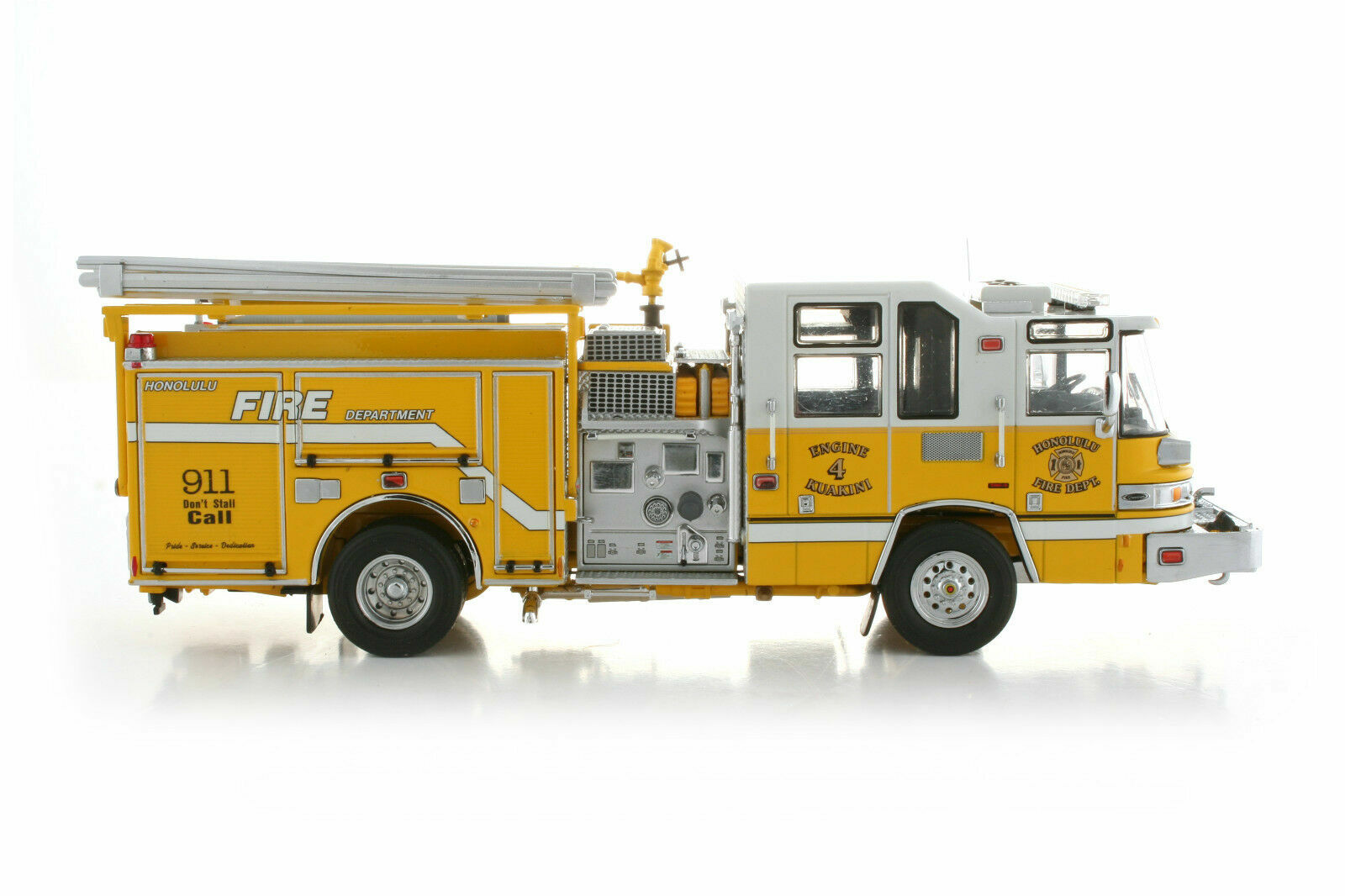 Pierce Quantum Pumper Fire Engine - Honolulu #4 - TWH 1:50 Scale #081D ...