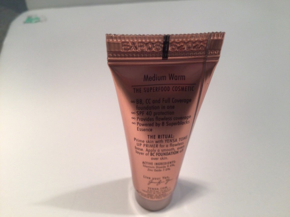 YENSA COLOR + FACE SKIN ON SKIN BC FOUNDATION~~MEDIUM WARM~~ .34 OZ ...