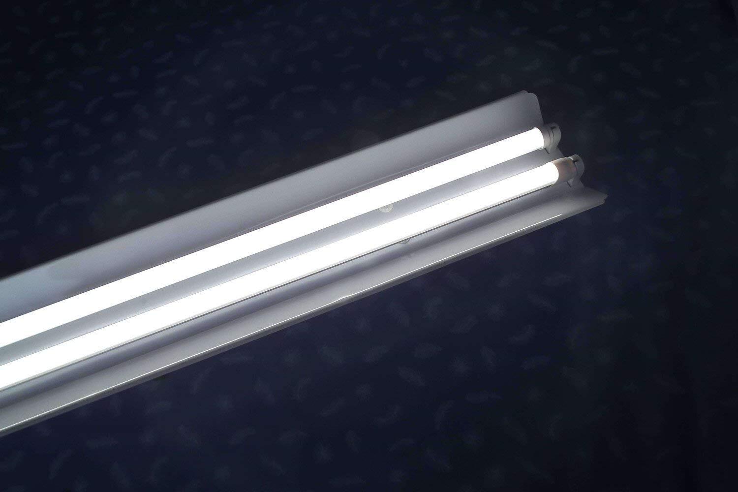 4FT T8 LED Tube Light Ballast Bypass Single End Power 22W 6500K 25 Pack ...