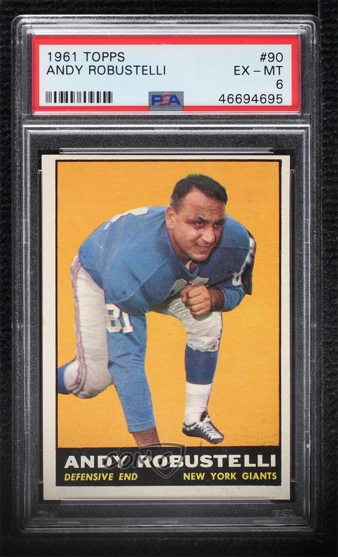 1961 Topps - #90 Andy Robustelli for sale online | eBay