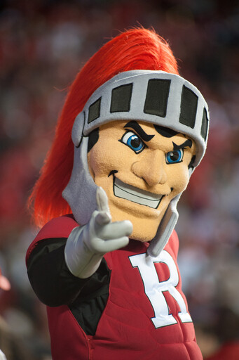 Unisex-Adult Rutgers Football Sir Henry Mascot Scarlet Knights Helmet ...