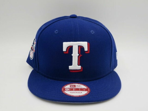 Texas Rangers Throwback Blue 9fifty MLB Era Snapback Hat Cap M/l for ...