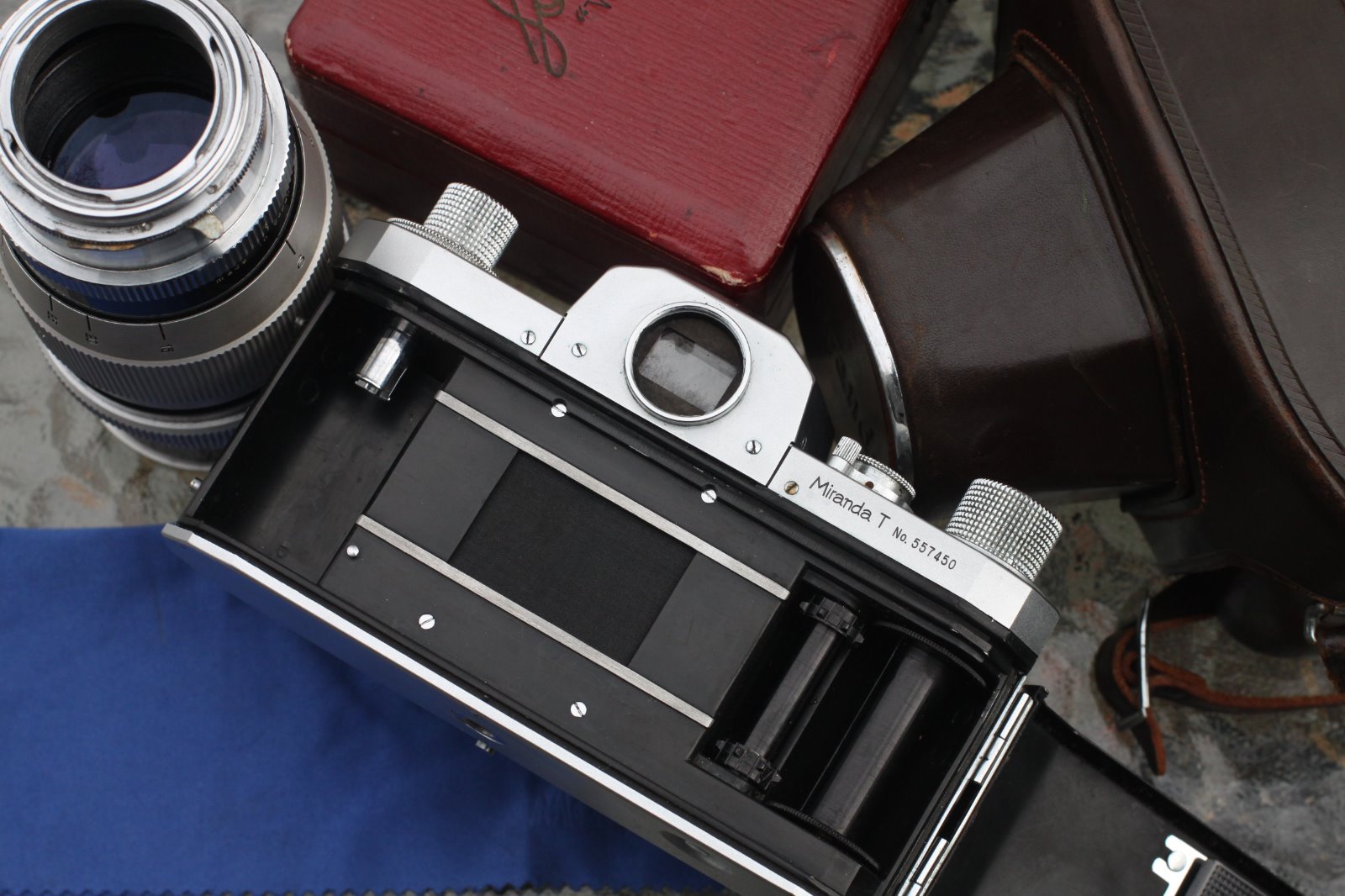 Film tested Miranda T 35mm film SLR Camera, 50mm, 135mm Lens Set | eBay