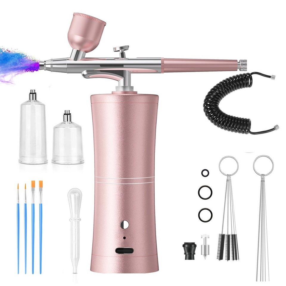 Airbrush Kit Including Multiple Capacity Cups and Quick Charge Feature ...