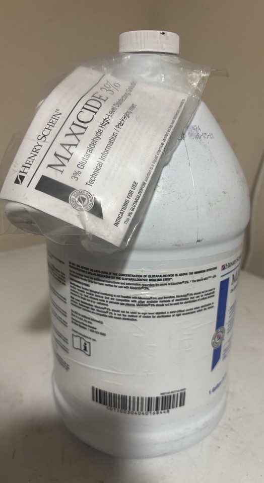 Henry Schein MaxiCide 3% (570-3274)- 1 Gallon MaxiCide Instrument ...