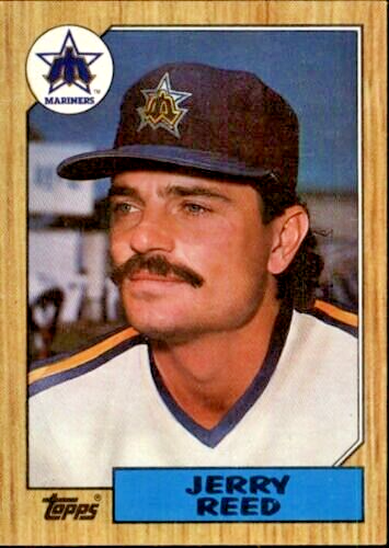 1987 Topps #619 Jerry Reed Pitcher Milwaukee Brewers FREE shipping | eBay