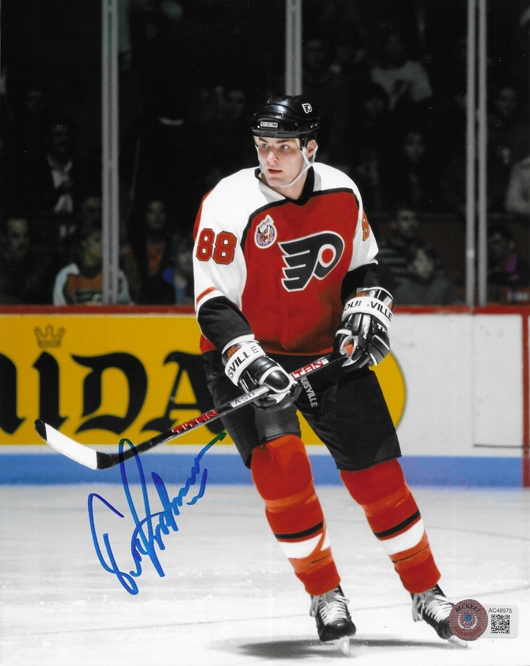 Eric Lindros Signed 8x10 Photo Autographed BAS Philadelphia Flyers HOF ...