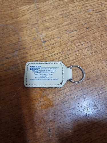 Vintage British Austin Rover Garage Keyring Nottingham Classic Car Bmc ...