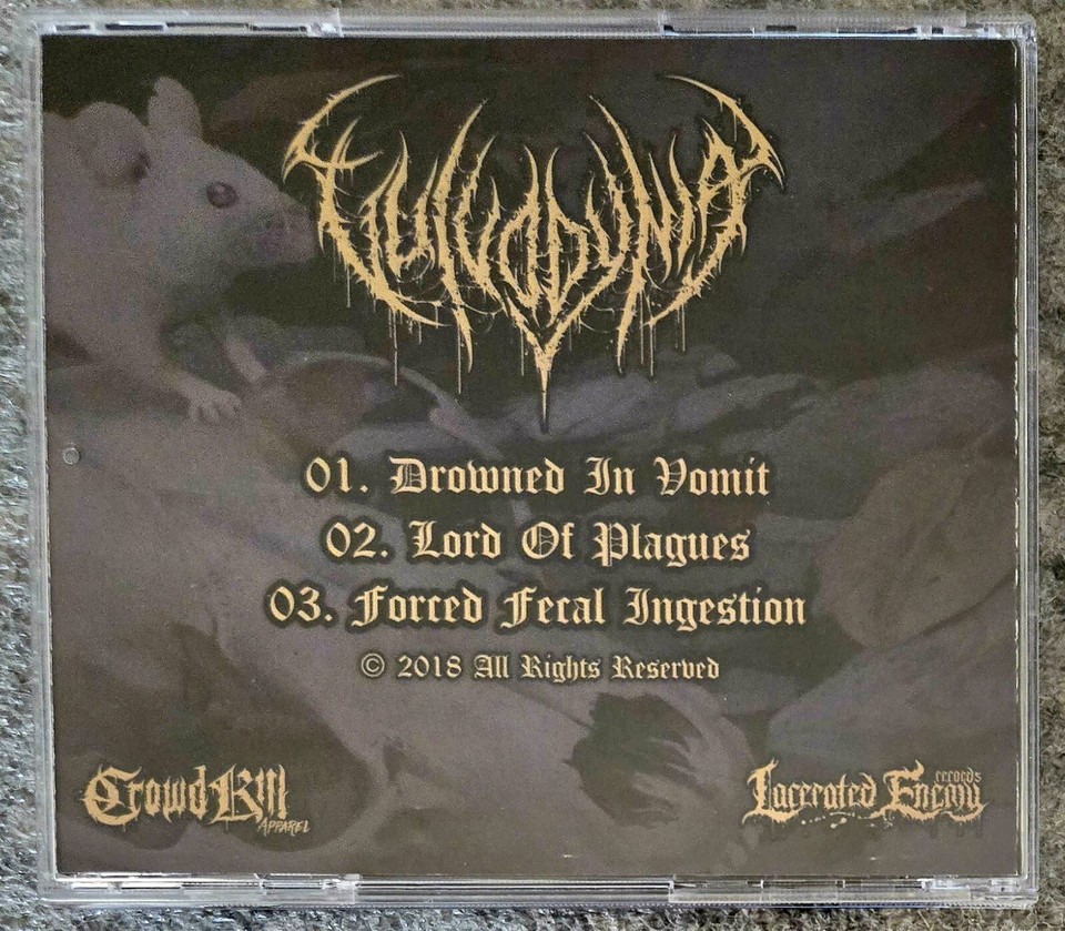 VULVODYNIA Lord Of Plagues CD Rare Slam Deathcore Ingested Acranius ...