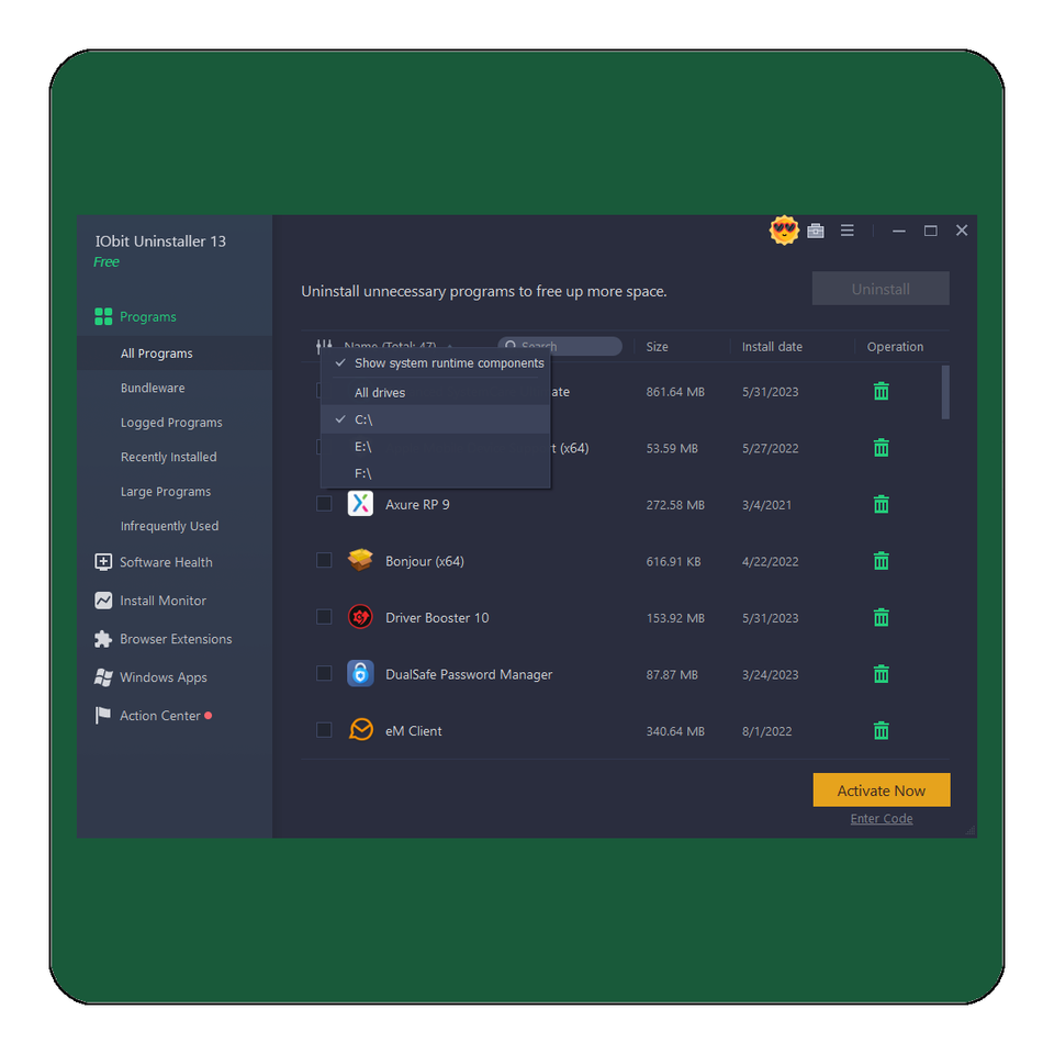 IObit Uninstaller PRO 13 - 3 PC 1 Year - [Download] | eBay