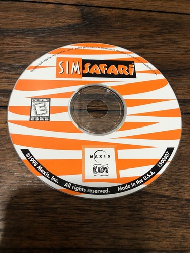 Sim Safari PC CD-ROM Electronic Arts Game Disc Only 2005 From Makers ...